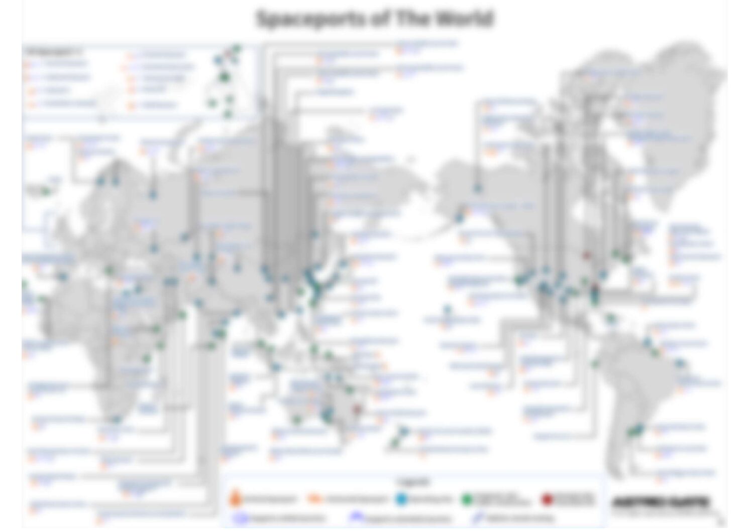 【Free Report Distribution】Global Spaceport Map - ASTROGATE