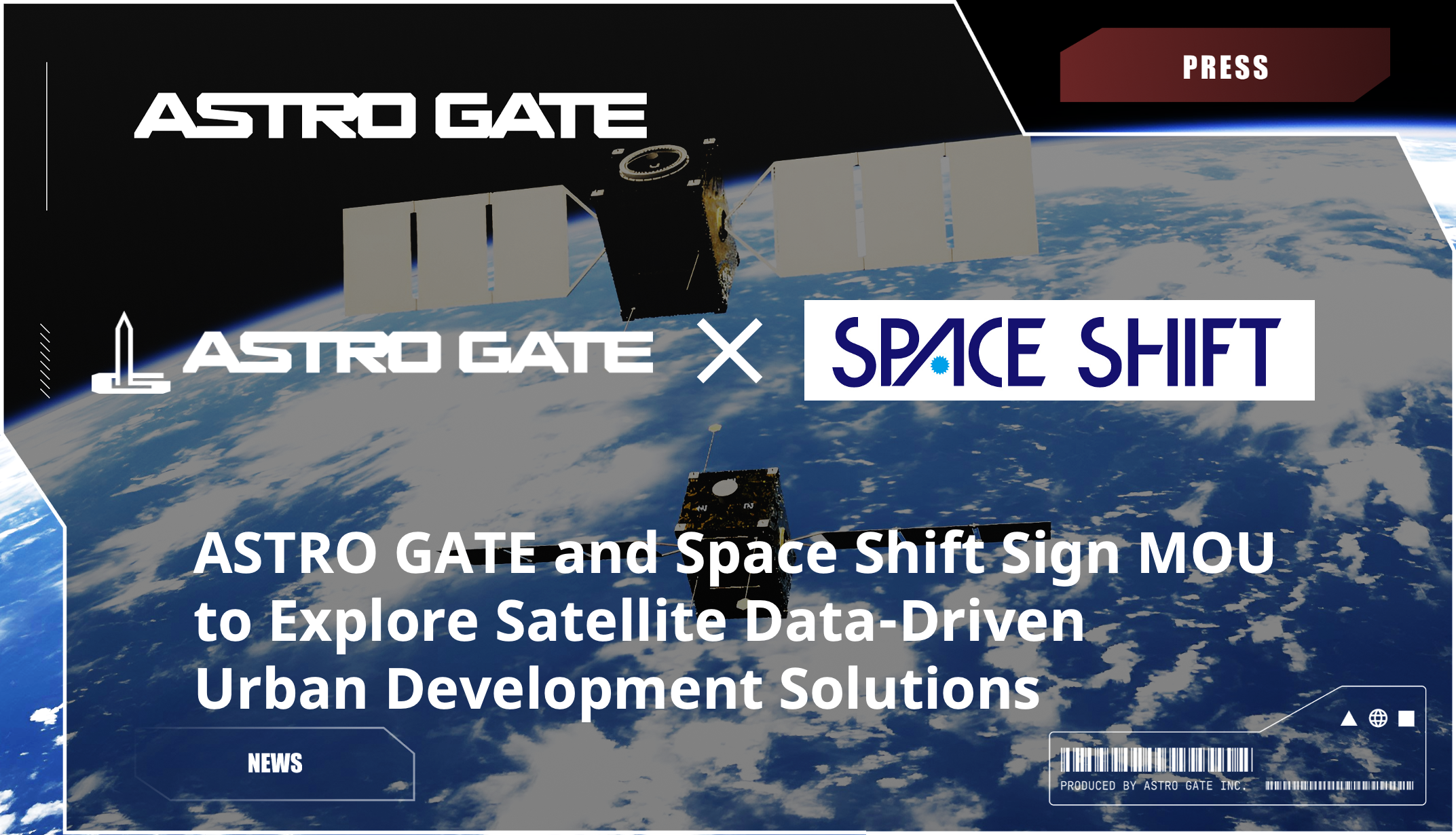 ASTRO GATE and SpaceShift Sign MOU to Promote “Space‑Led Urban ...